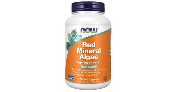 Red Mineral Algae, NOW Foods - 180 Capsule vegetale