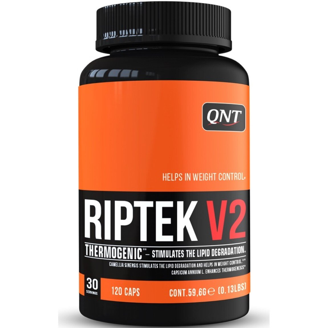 QNT Sports Riptek V2, Thermogenic - 120 Capsule - qnt-012