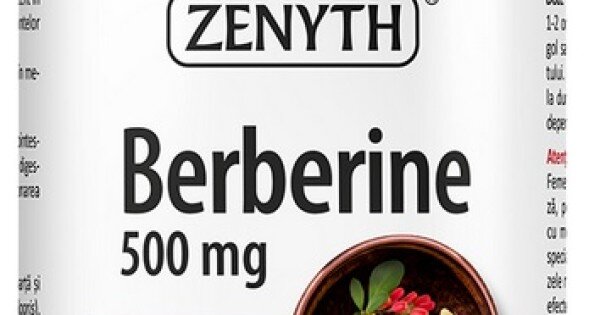 Berberine 500mg - 60 Capsule vegetale - zenyth-024