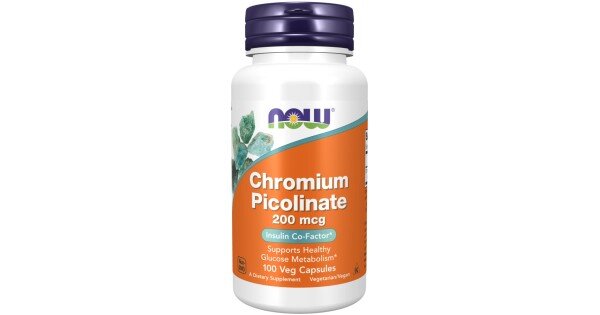 Crom Picolinat 200mcg, NOW Foods - 100 Capsule vegetale